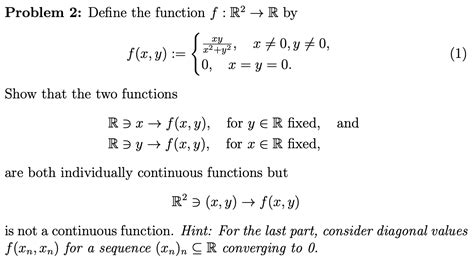 Solved Problem 2 Define The Function F R2 R By Fxy