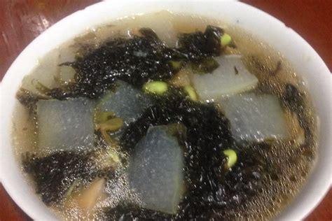 紫菜冬瓜汤 紫钗 紫菜汤 大山谷图库