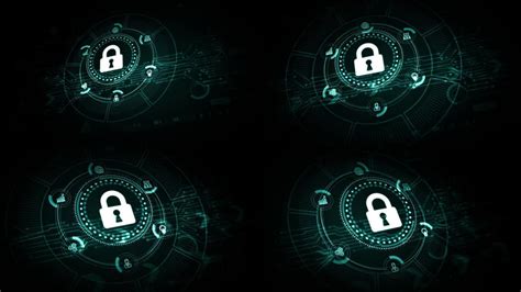 网络安全数据保护业务技术隐私概念 视频素材下载