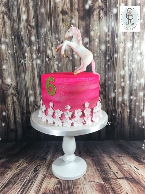 Watercolor Unicorn Ballerina Unicorn Cake Pink Ombre Unicorn Cake
