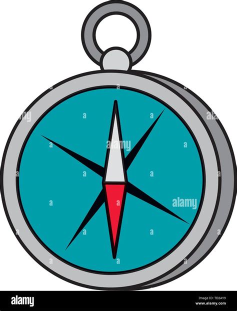 Compass Guide Device Isolated Icon Stock Vector Image And Art Alamy