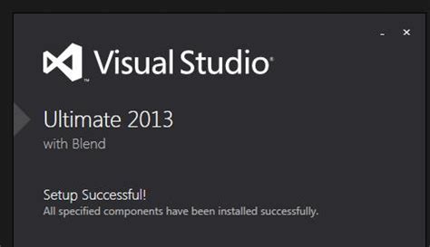 Installation Visual Studio 2013 RTM Setup Failed The Form Specified For The Subject Is Not