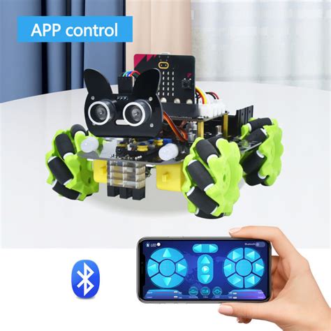 Keyestudio Micro Bit 4wd Mecanum With Board Robot Car V20 With Python