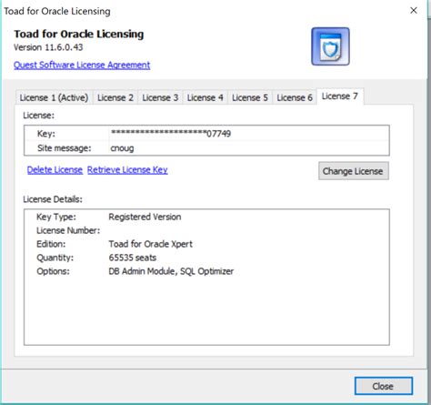 Toad For Oracle License Key Pinle
