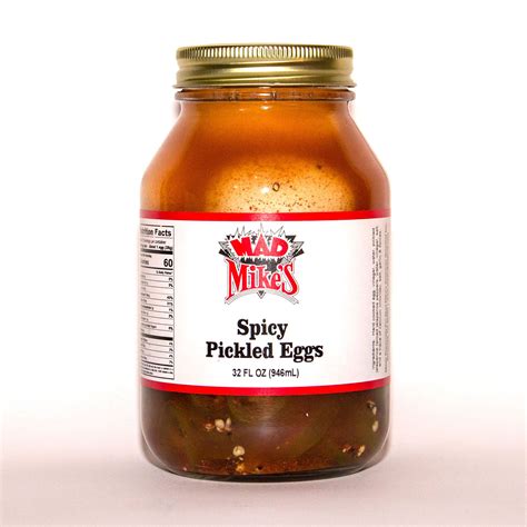 Spicy Pickled Eggs Mad Mikes American Gourmet