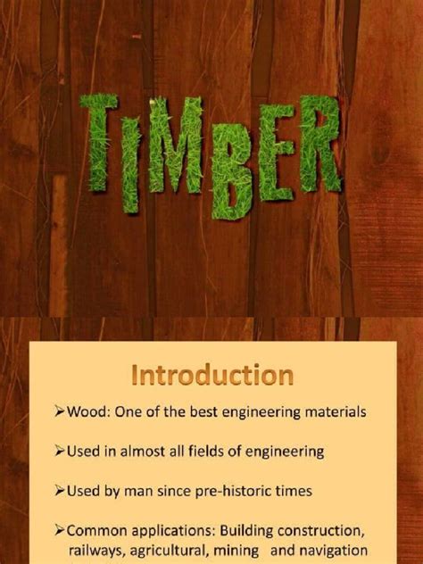 Timber Pdf