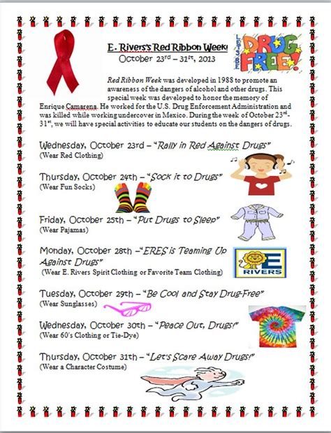 Red Ribbon Week Dress Up Ideas