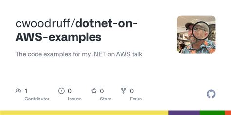 Github Cwoodruffdotnet On Aws Examples The Code Examples For My