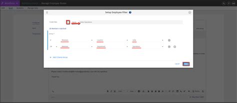 Workforce Employee Filter QuestionPro Help Document