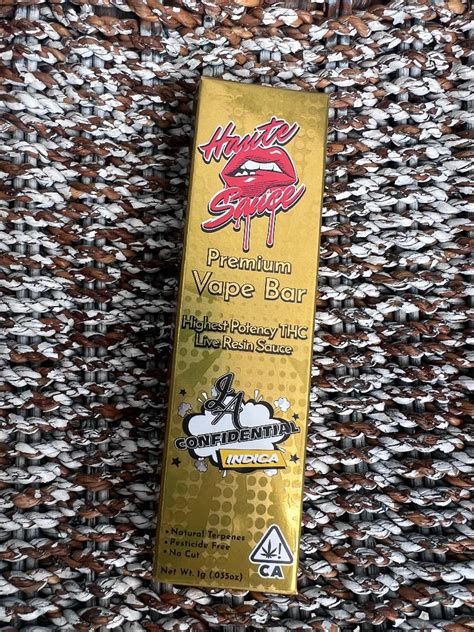Haute Sauce Disposable La Confidential 1 Gram Indica Thin Air