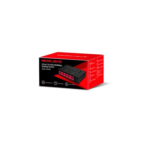 Mercusys 5 Port 101001000 Mbps Desktop Switch Geewiz