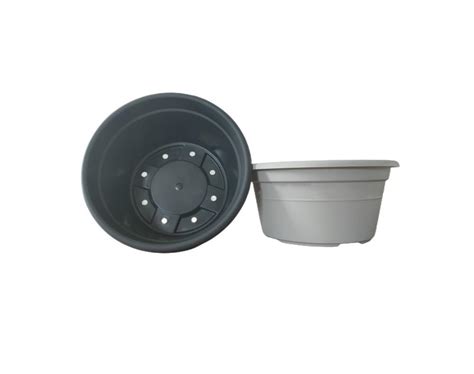 Oem Plastic Flower Pots With Fashion Pattern And Uv Protection Garden Planter Pot Plastic