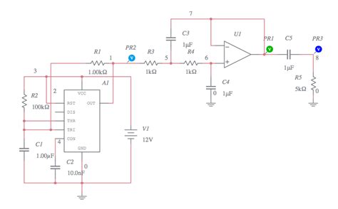 Sine Wave Generator Multisim Live