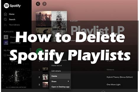 How To Delete A Playlist On Spotify Mobile Desktop