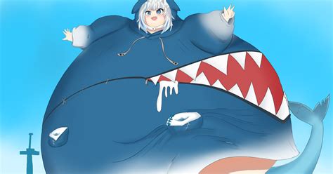 Inflation Gawr Gura Water Ballon December 7th 2023 Pixiv