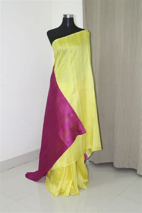 Buy Pure Dupion Raw Saree Akrithi