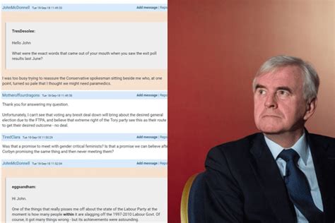 John Mcdonnell Concerned Second Brexit Referendum Could Give More
