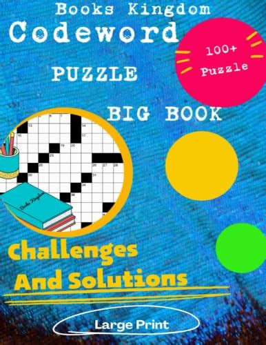 Codeword Puzzle Big Book Challenges And Solutions Brain Game Puzzles
