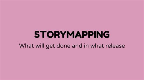 Story Mapping