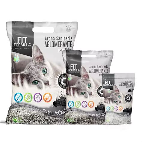 Fit Formula Arena Para Gato Aglutinante Carbón Activado