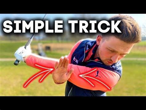 SIMPLE Trick To Keeping The Left Arm Straight In The Golf Swing