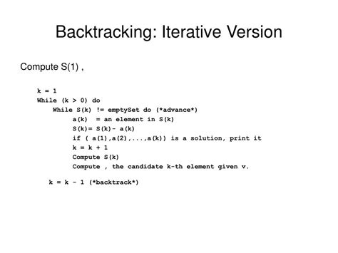 ppt backtracking powerpoint presentation free download id 228725