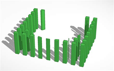 3d Design Grass Hedge Instead Of Stone Henge Get It Tinkercad