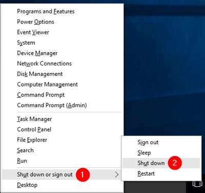7 Ways To Restart Or Shut Down Windows 10 Password Recovery