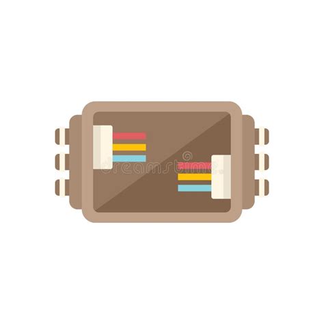 Electrical Terminal Block Connecting Wires In Flat Style Stock Illustration Illustration Of