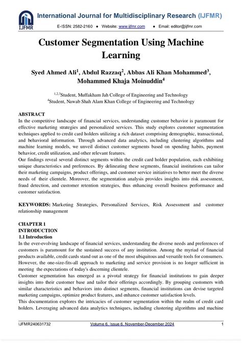 Syed Ahmed Ali On Linkedin Machinelearning Customersegmentation