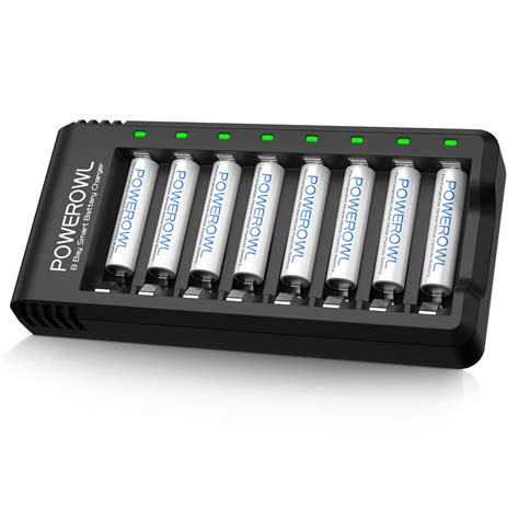 Powerowl Rechargeable Aaa Batteries With Charger Advanced Individual