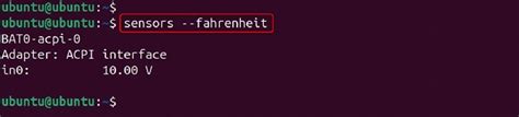 Sensors Command In Unix