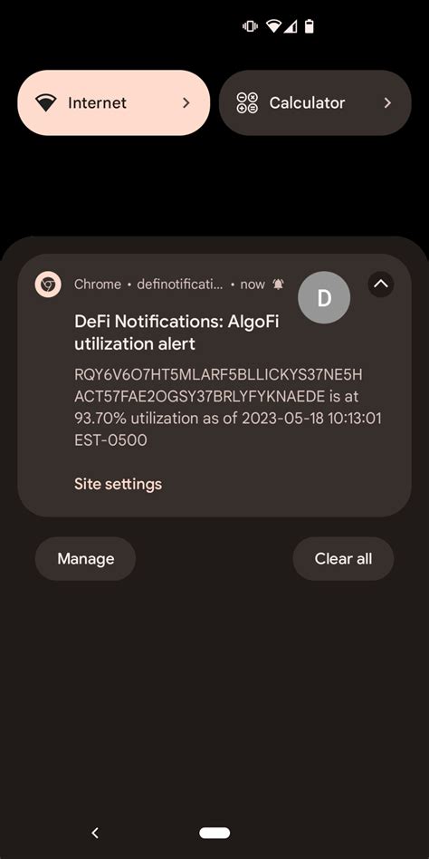 Defi Notifications