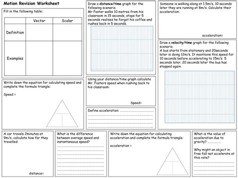 Ppt Physics Motion Revision Review Powerpoint Presentation Free
