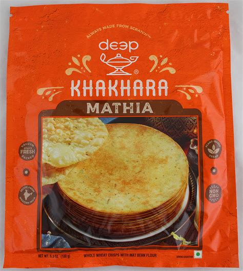 Deep Mathiya Khakhara Ypf5 63 Oz 100 Natural Ingredient Crispy Traditional Gujrati