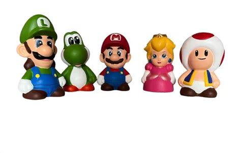 Alcancias Mario Bros De Ceramica 5 Piezas 15cm Meses Sin Intereses