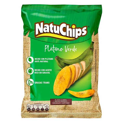 Natuchips Platano Verde 135 Gr La Mecatería Colombiana