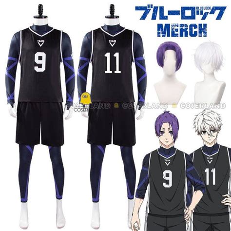 Anime Blue Lock Nagi Seishirou Mikage Reo Cosplay Costume Wig Football