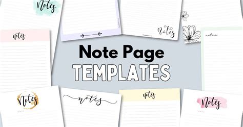 Free Printable Papers — Lined Notes Dot Grid And Stationery Templates