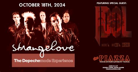 Buy Tickets To Strange Love The Depeche Mode Experience At The Piazza
