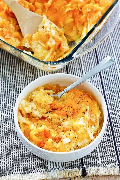 Cheesy Hashbrown Casserole Aka Funeral Potatoes Copykat Recipes