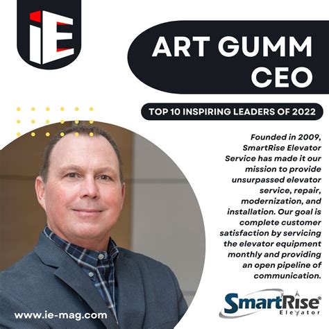 Kirsten Rivera Gumm On Linkedin Art Gumm Ceo Of Smartrise Elevator Service Inc Top 10