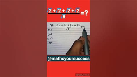 Squareroot Math With Fraction Maths Squareroot Shorts Youtube