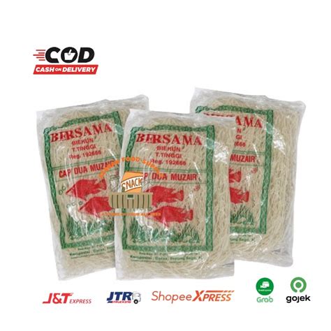 Jual BERKAH Bihun Medan Cap Dua Muzair Bihun Medan Cap Dua Mujair