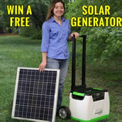 Sweepstakes Solar Generator Sweepstakes