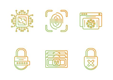Hacker Vector Icon Set 17358375 Vector Art At Vecteezy