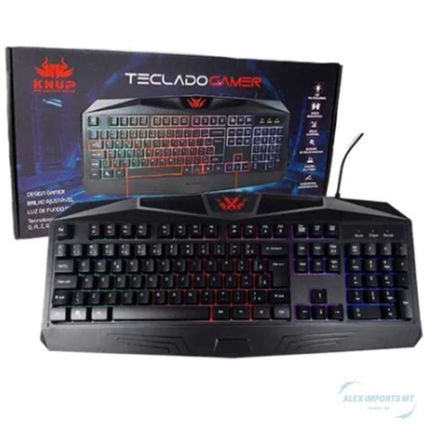 Teclado Semi Mecanico Usb Para Escritórios Escuro Carrefour