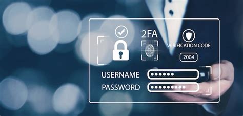 Premium Photo Twofactor Authentication 2fa Security Personal Data