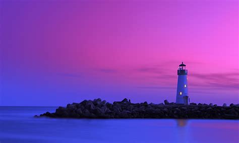 Walton Lighthouse Santa Cruz Ca California Beaches