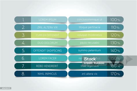 표 일정 디자인식 형판 8 연립 벡터 배너입니다 0명에 대한 스톡 벡터 아트 및 기타 이미지 0명 그래픽 사용자 인터페이스 기업 재무와 산업 Istock